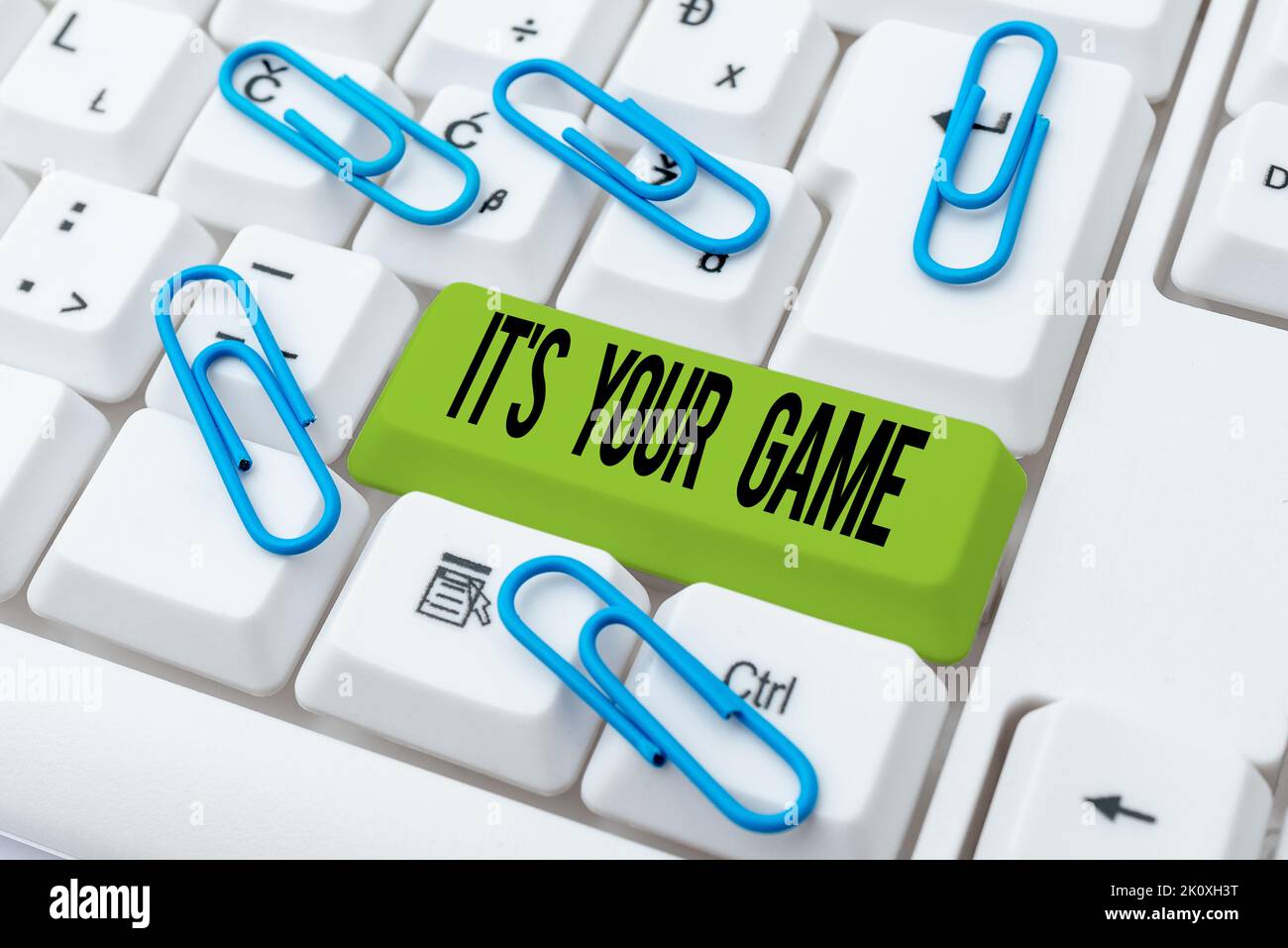 Hand writing sign It S Your Game. Business concept You plan your own ...