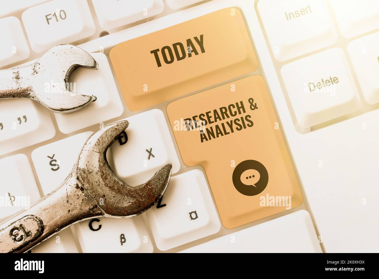 Writing displaying text Research And Analysis. Concept meaning ...