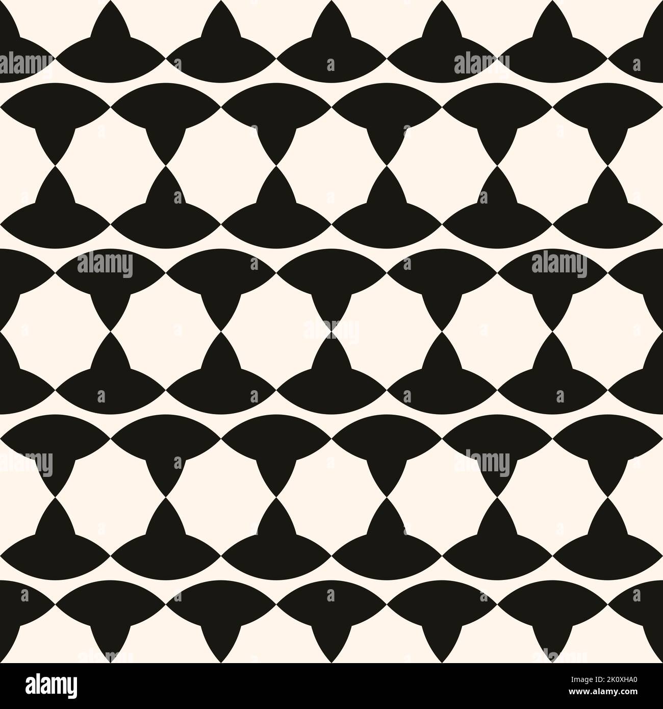 Minimalistic monochrome seamless pattern. Abstract geometric pattern ...