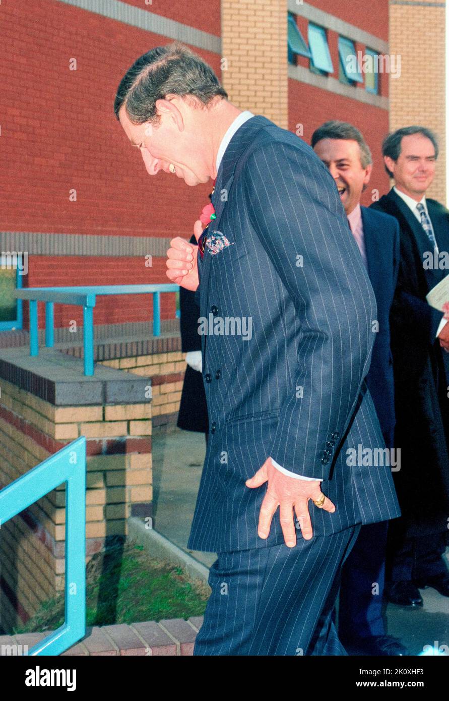 Prince Charles, the Prince of Wales, opens new student halls at Cardiff ...