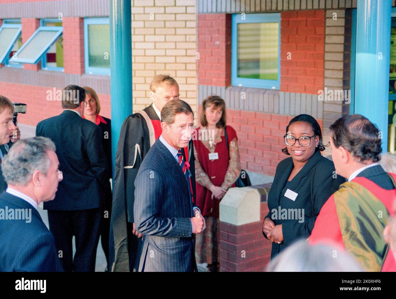 Prince Charles, the Prince of Wales, opens new student halls at Cardiff ...