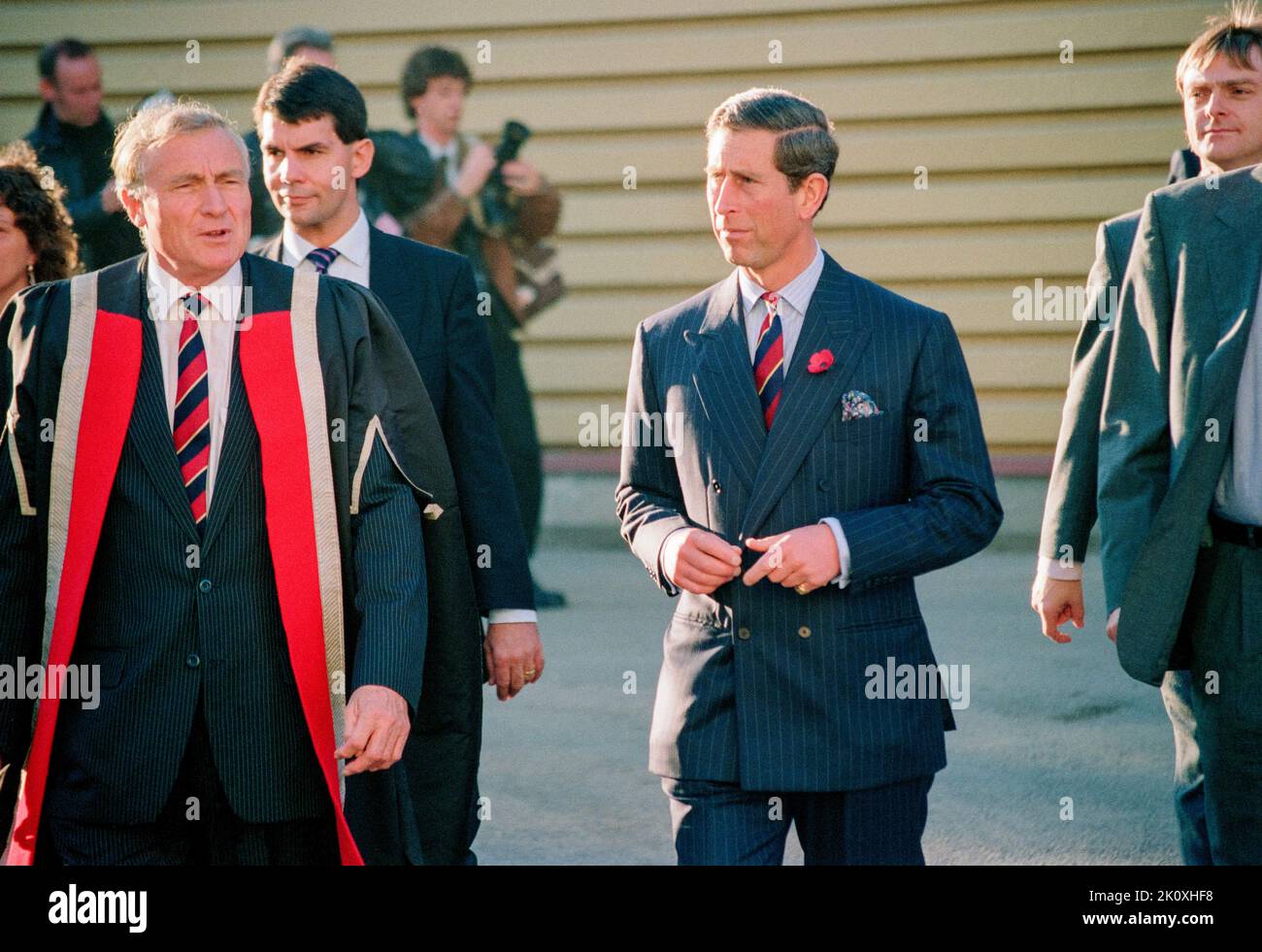 Prince Charles, the Prince of Wales, opens new student halls at Cardiff ...
