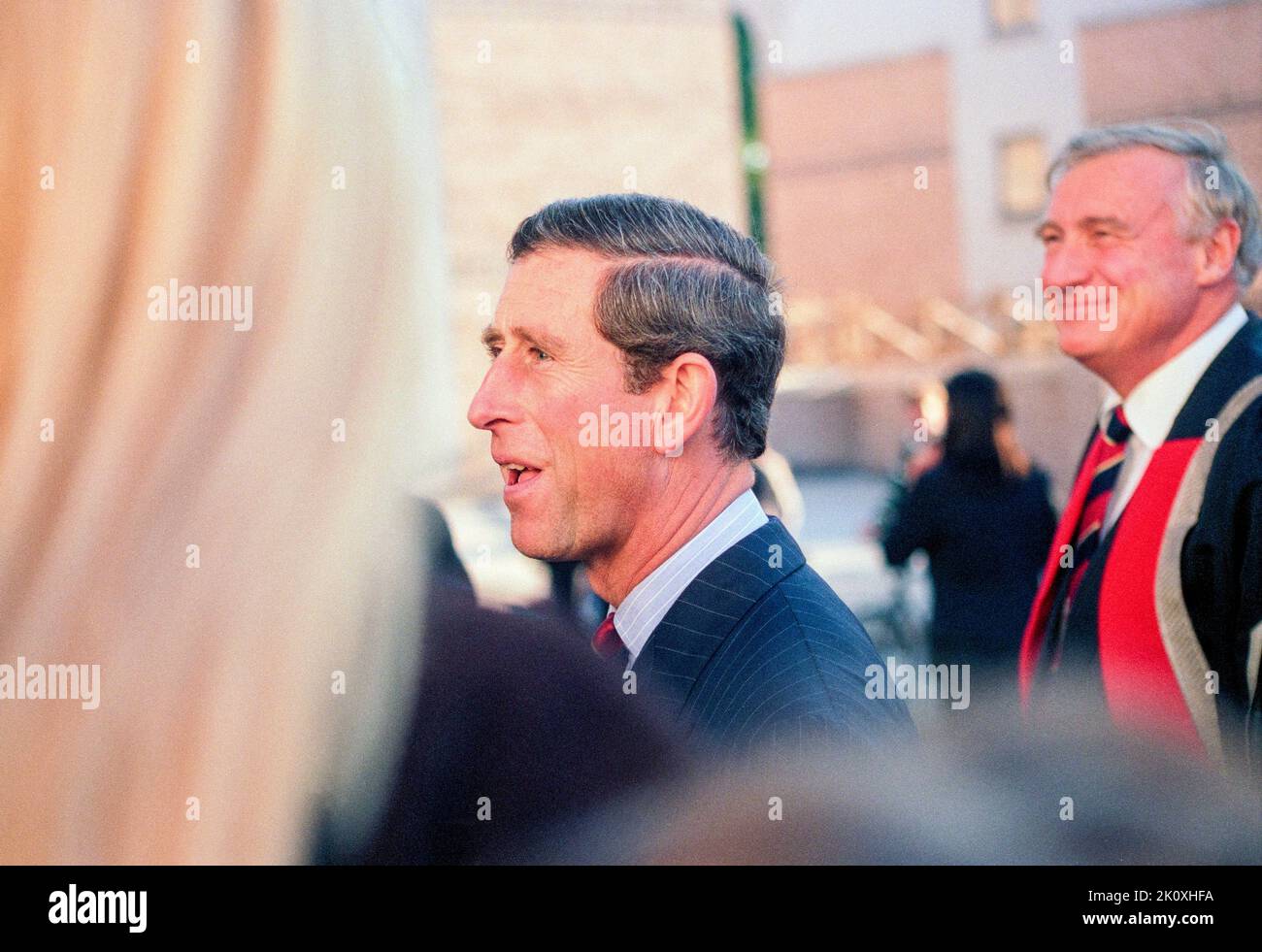 Prince Charles, the Prince of Wales, opens new student halls at Cardiff ...