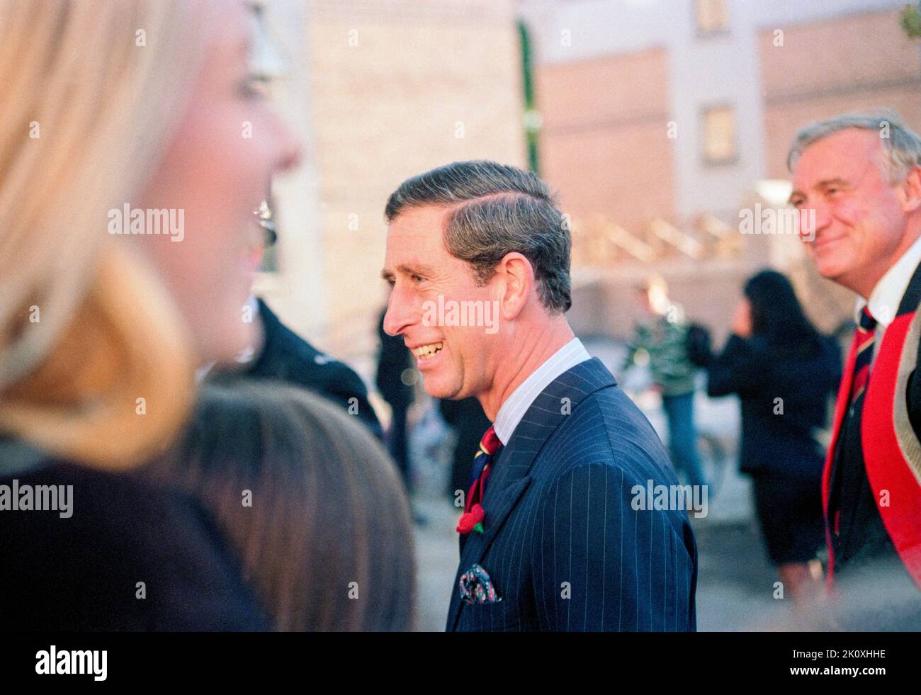 Prince Charles, the Prince of Wales, opens new student halls at Cardiff ...