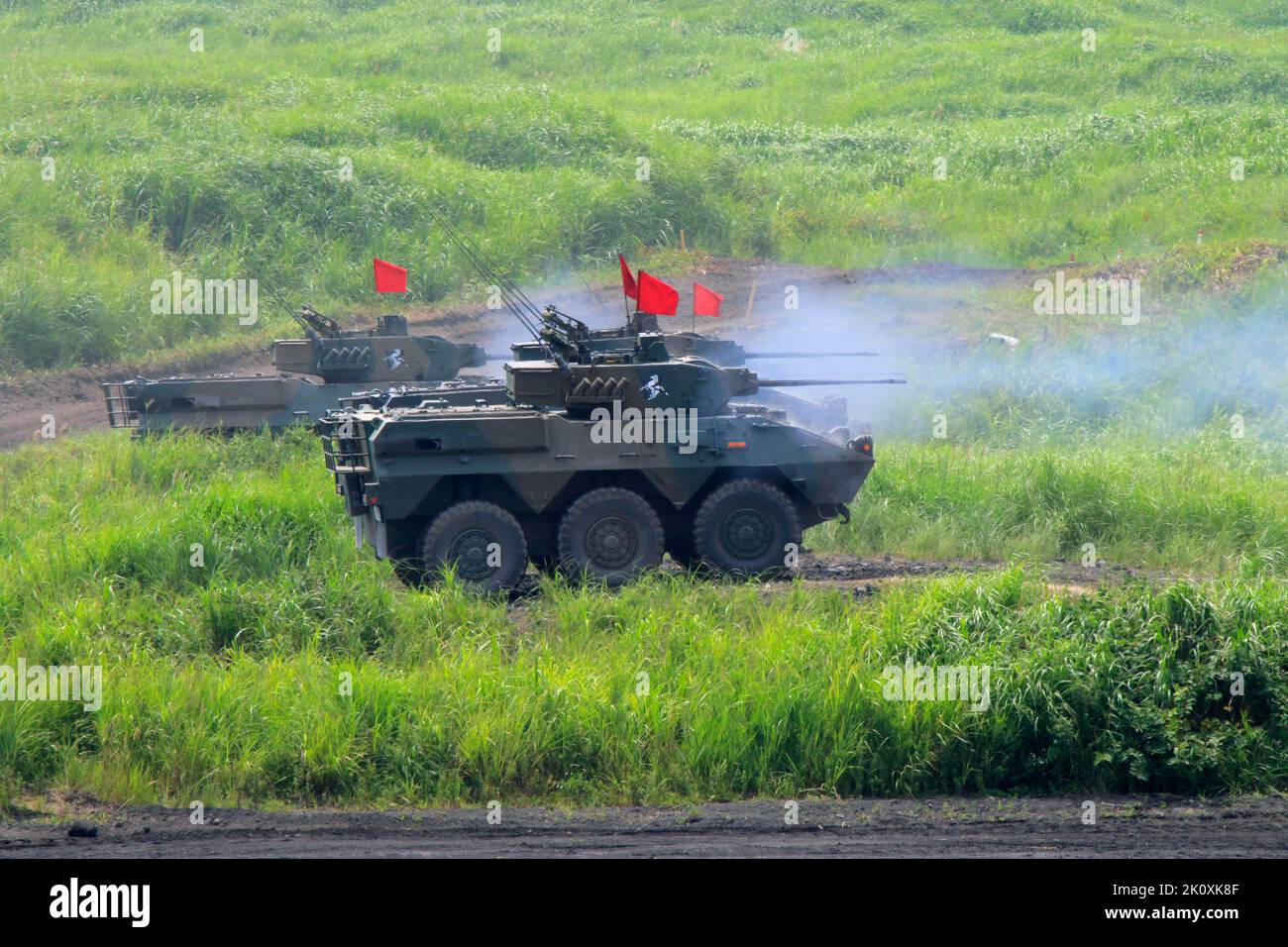 Type 87 Reconnaissance Combat Vehicle of Japanese Ground Force Stock ...