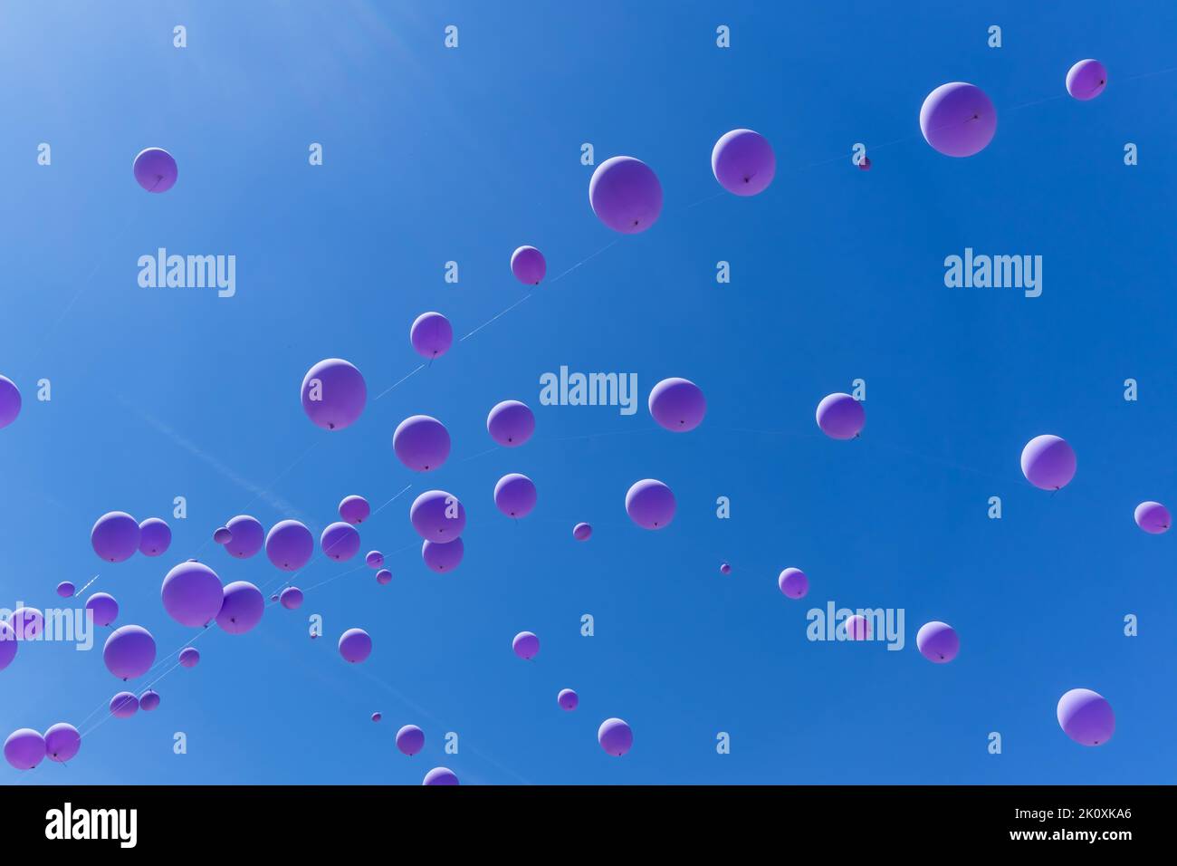 Violet blue sky hi-res stock photography and images - Alamy