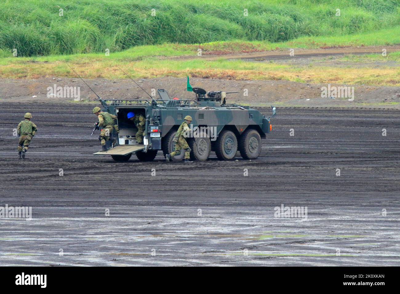 Type 96 Armored Personnel Carrier of Japan Ground Forces Stock Photo ...