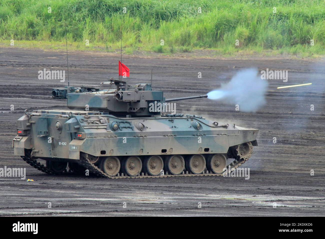 Type 89 Armored Combat Vehicle of Japan Ground Self-Defense Force Stock ...