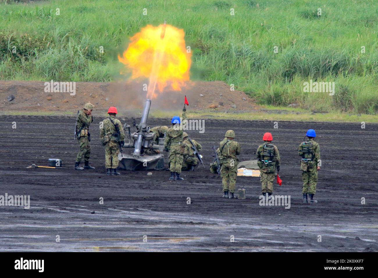 120mm Mortar Explosion