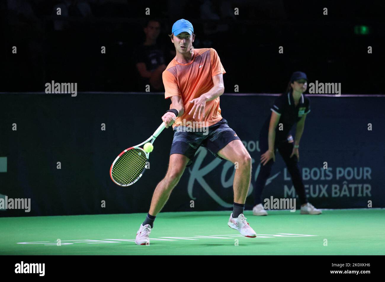 Karl Friberg of Sweden during the Open de Rennes 2022, ATP Challenger ...