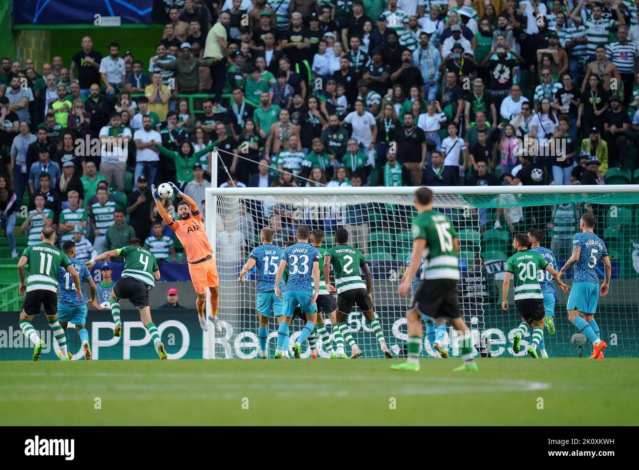Lisbon, Portugal. 13th Sep, 2022. Hugo Lloris of Tottenham Hotspur ...