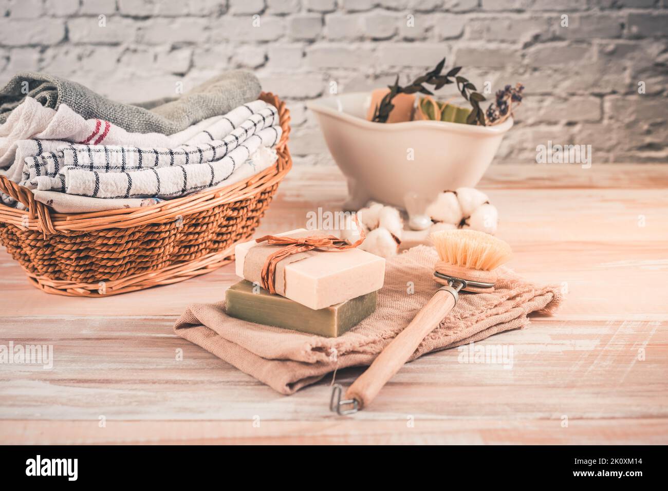 Handmade natural bar soaps and cotton towels. Ethical, sustainable zero ...