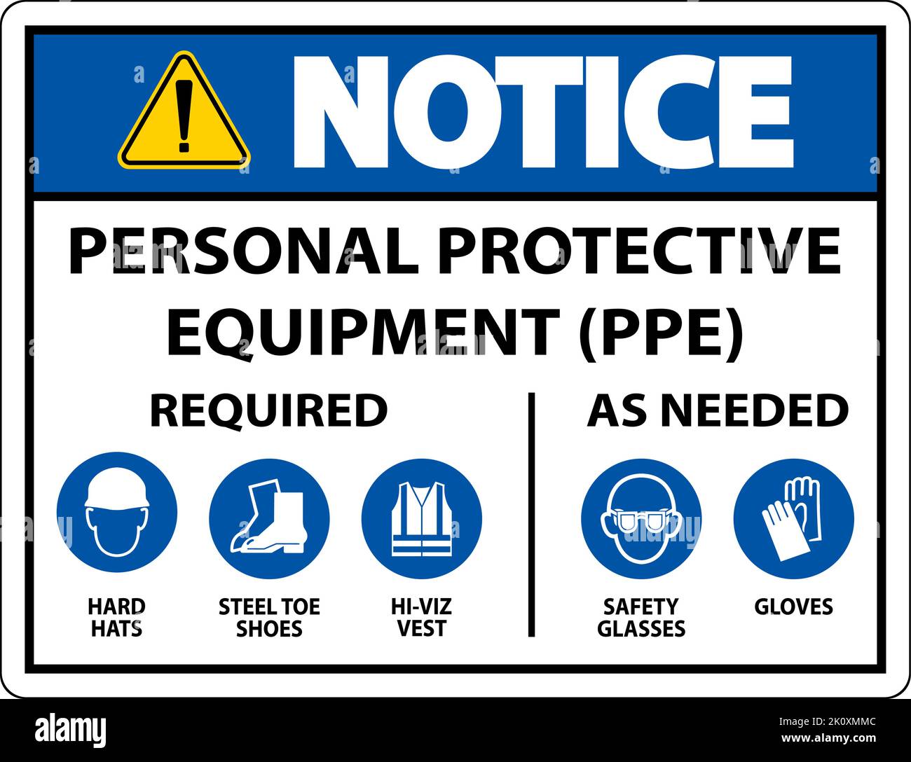 Ppe required symbol sign hi-res stock photography and images - Alamy
