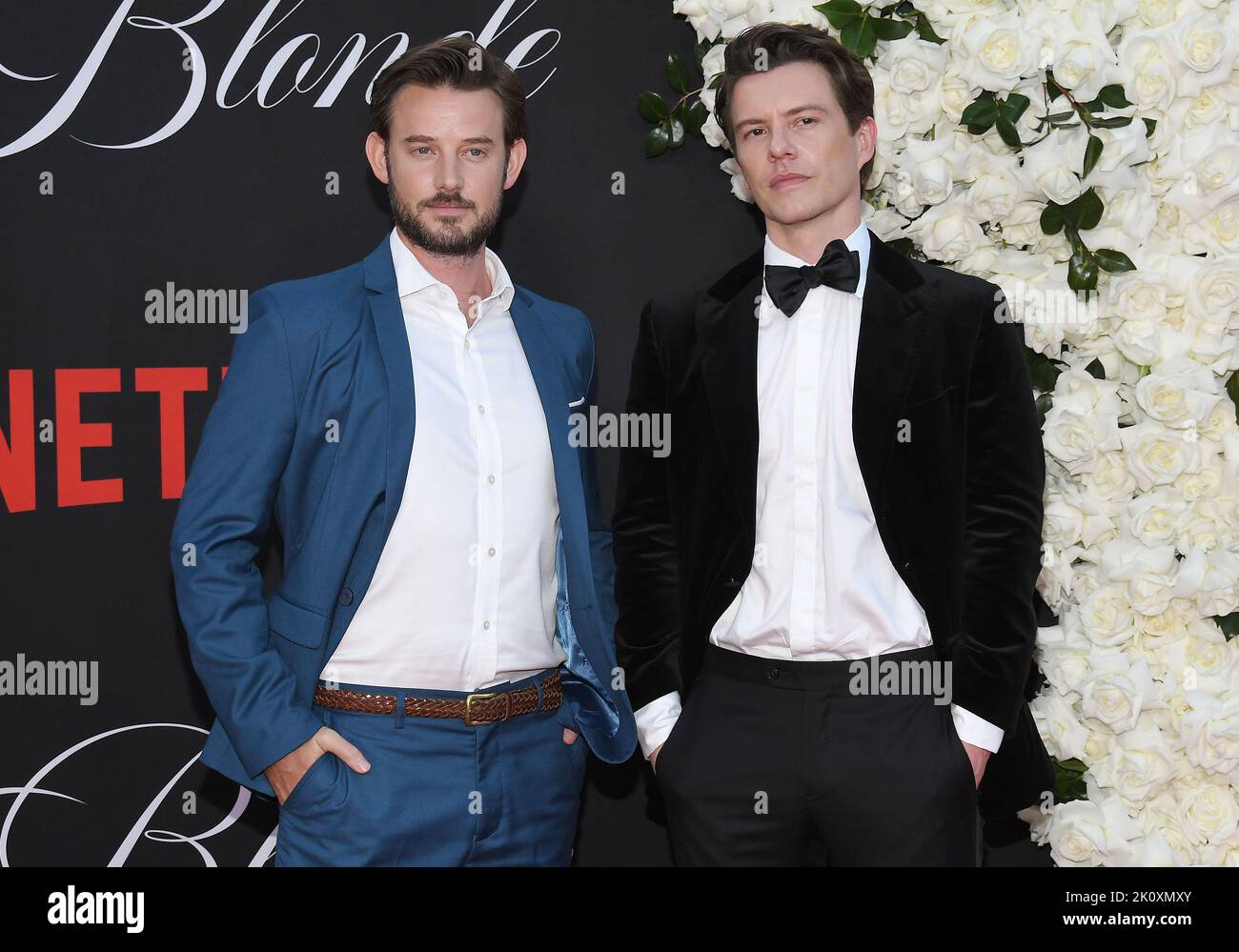 Los Angeles, USA. 13th Sep, 2022. (L-R) Evan Williams and Xavier Samuel ...