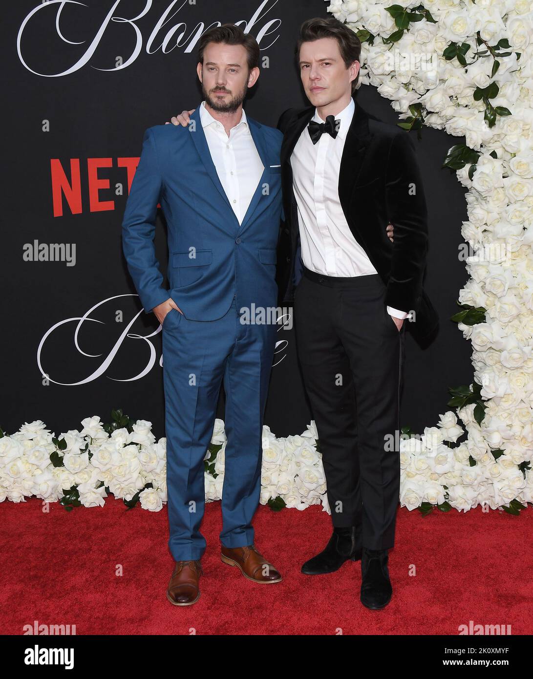 Los Angeles, USA. 13th Sep, 2022. (L-R) Evan Williams and Xavier Samuel ...