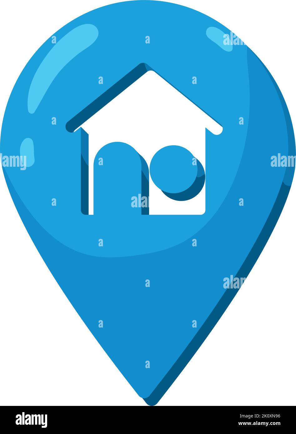 House location pin in Cut Out Stock Images & Pictures - Alamy