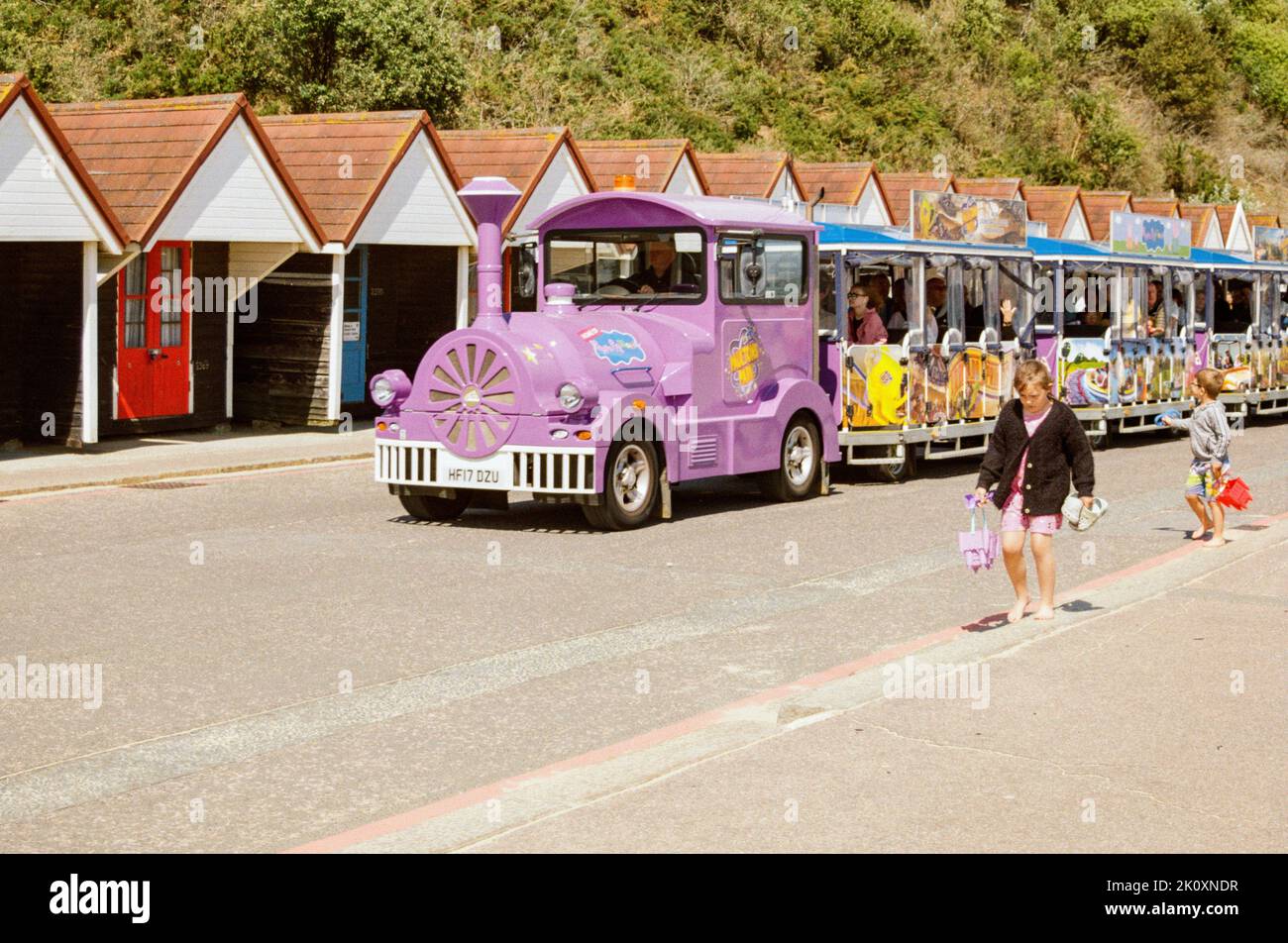 Land train on Bournemouth Promenade, Bournemouth, Dorset, England ...