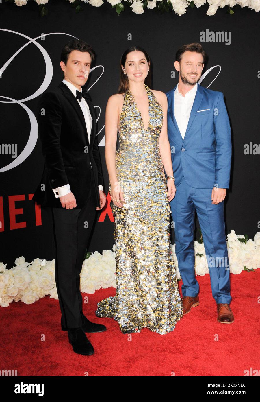 Los Angeles, CA. 13th Sep, 2022. Xavier Samuel, Ana de Armas, Evan ...