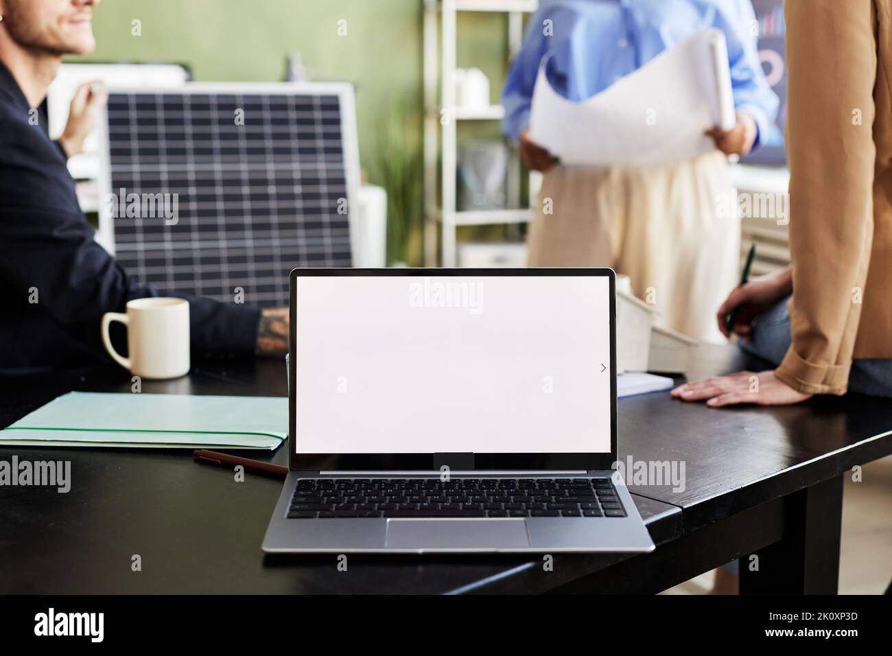Empty engineering desk in solar hi-res stock photography and images - Alamy