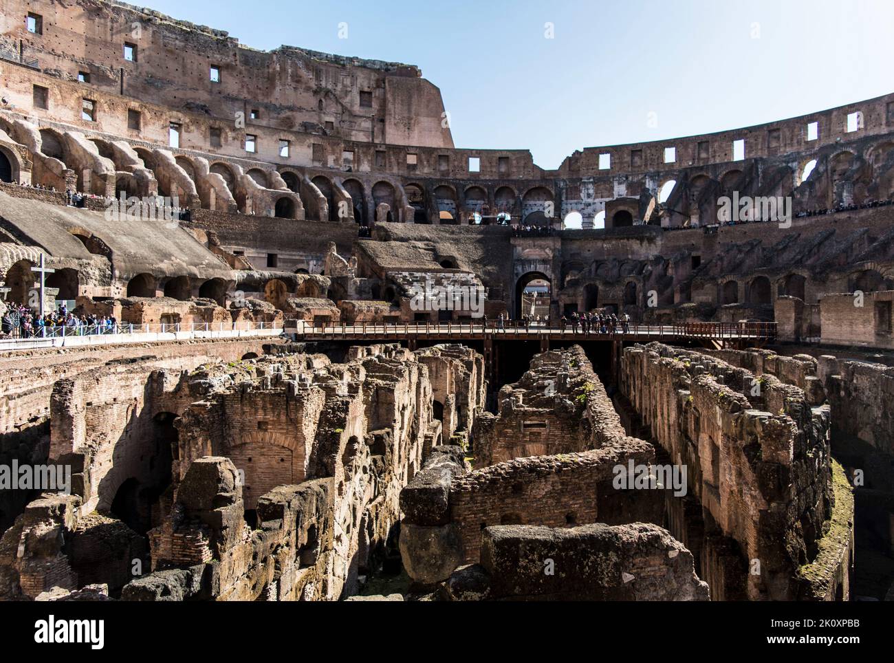 Colosseum from inside - Rome Stock Photo - Alamy