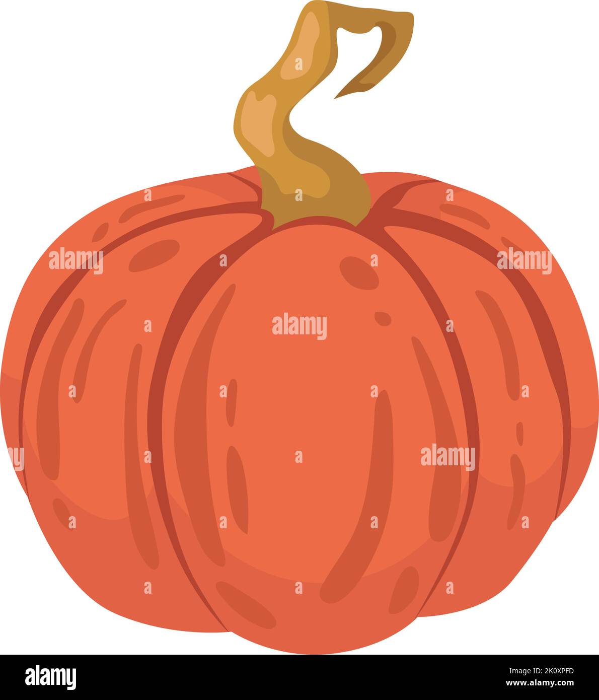 Hand drawn flat pumpkin Stock Vector Images - Alamy