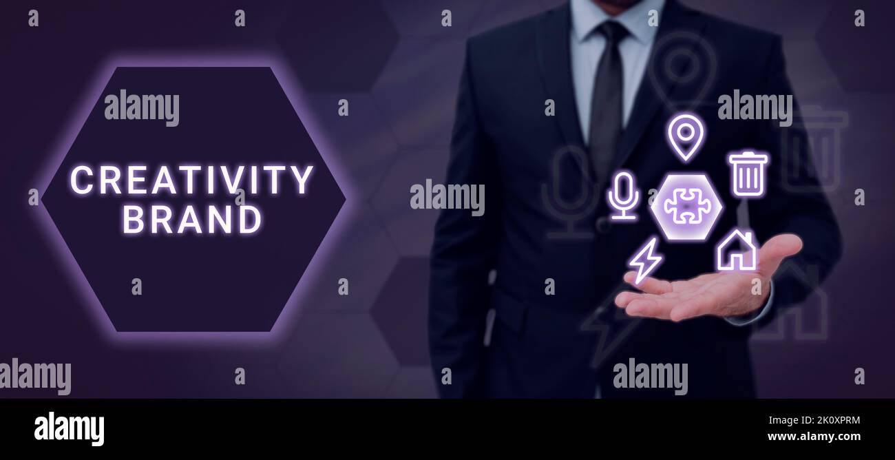 Inspiration showing sign Creativity Branddesign name or feature that ...