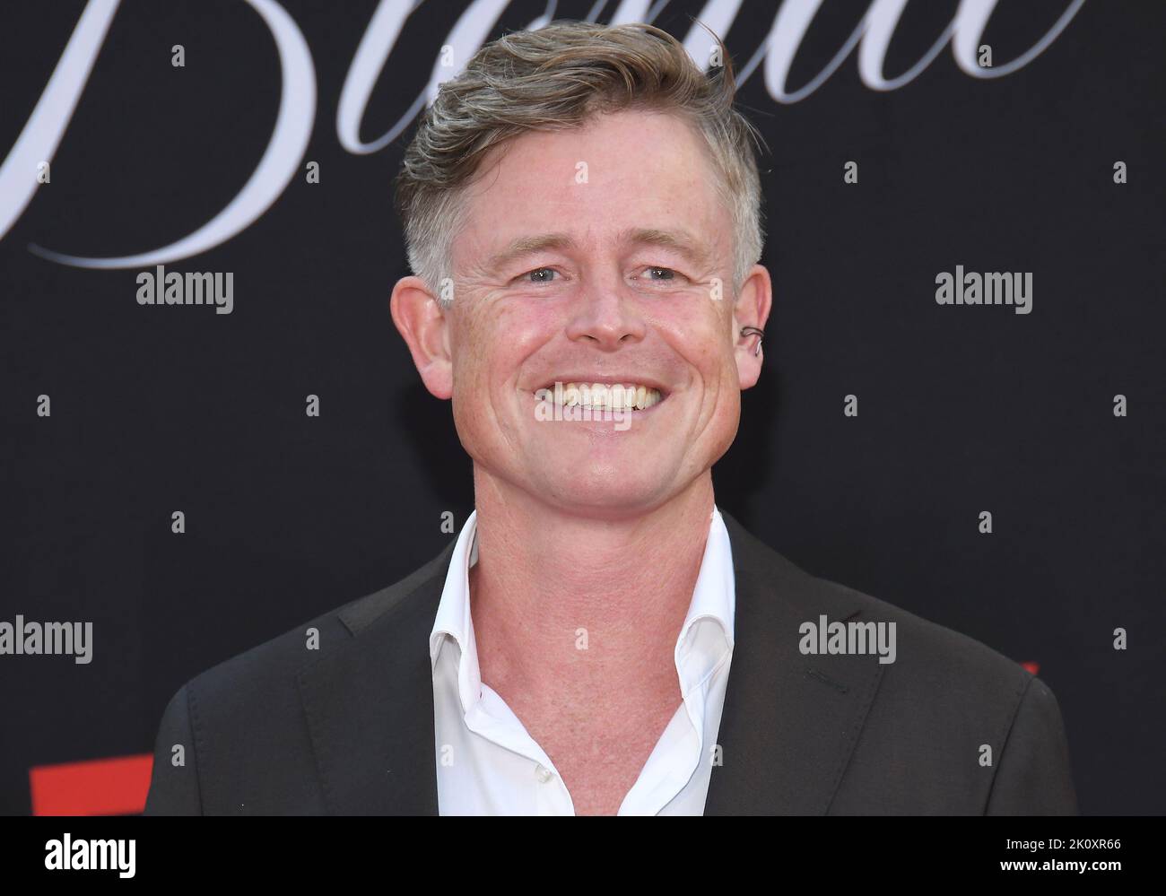 Caspar Phillipson arrives at Netflix's BLONDE Los Angeles Premiere held ...