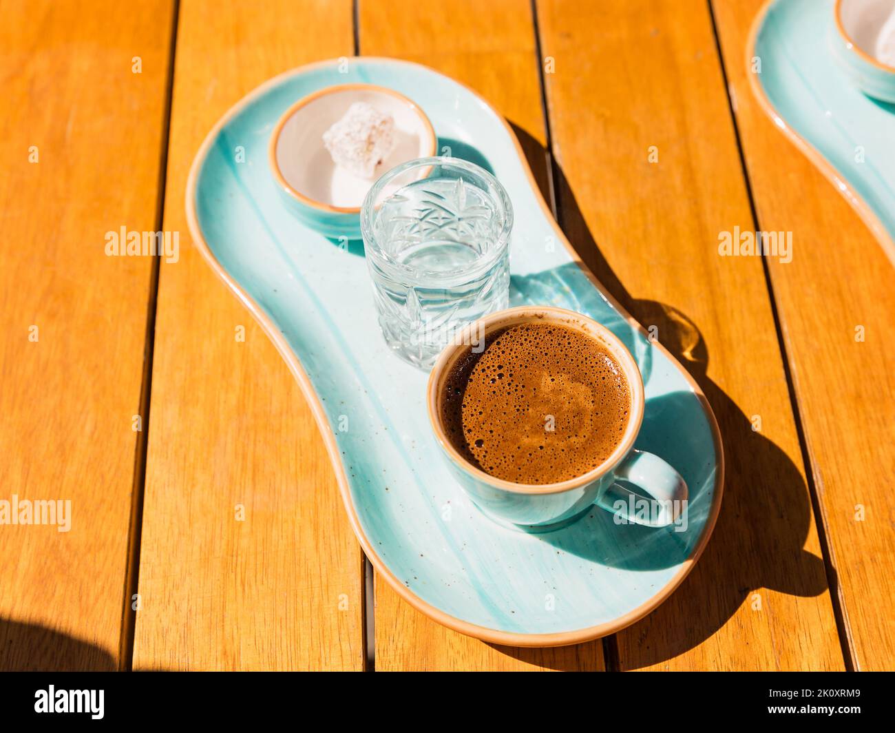 Turkish coffee turk cup water hi-res stock photography and images - Alamy