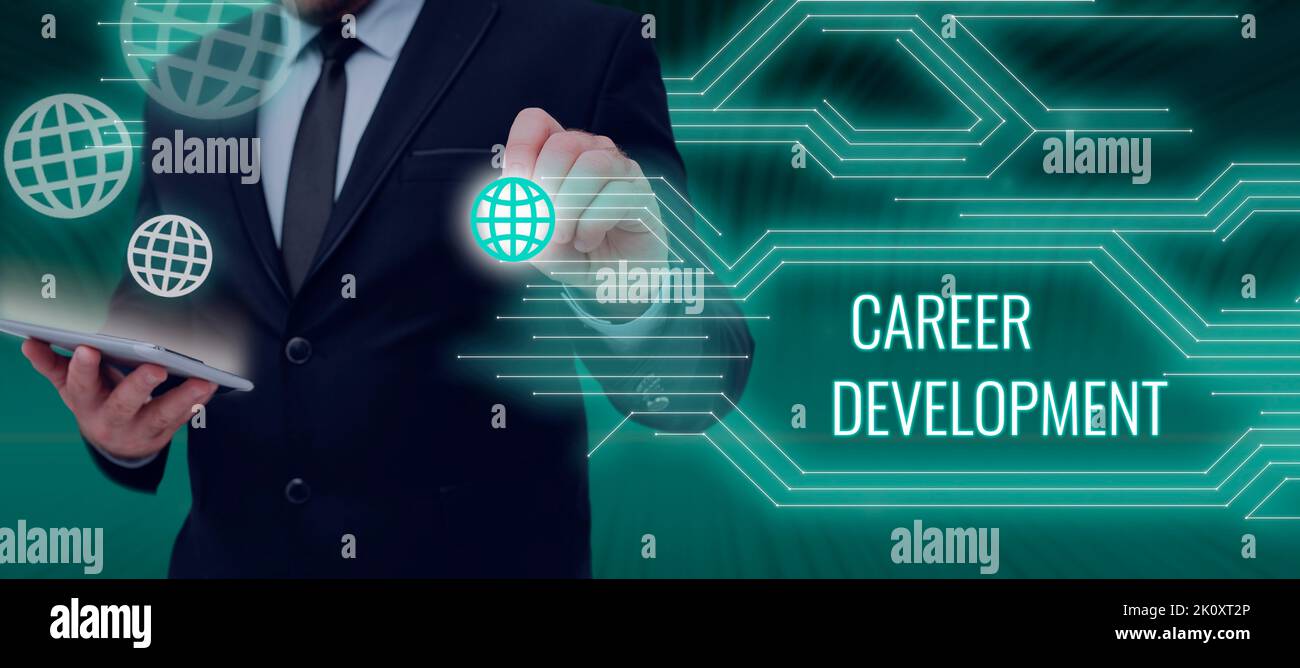 Conceptual display Career DevelopmentLifelong learning Improving skills ...