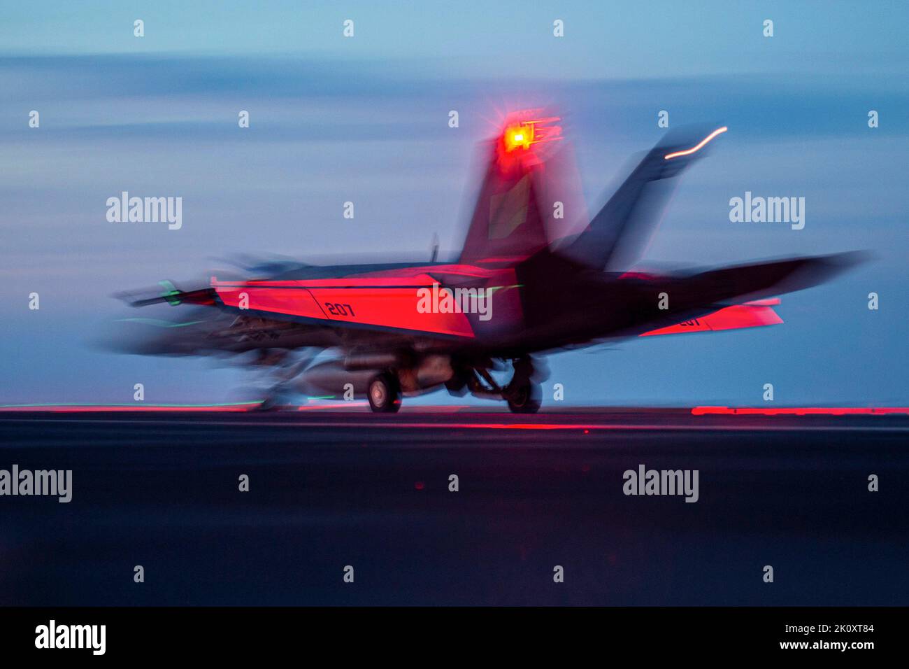 Mediterranean Sea. 24th Aug, 2022. An F/A-18E Super Hornet, attached to ...