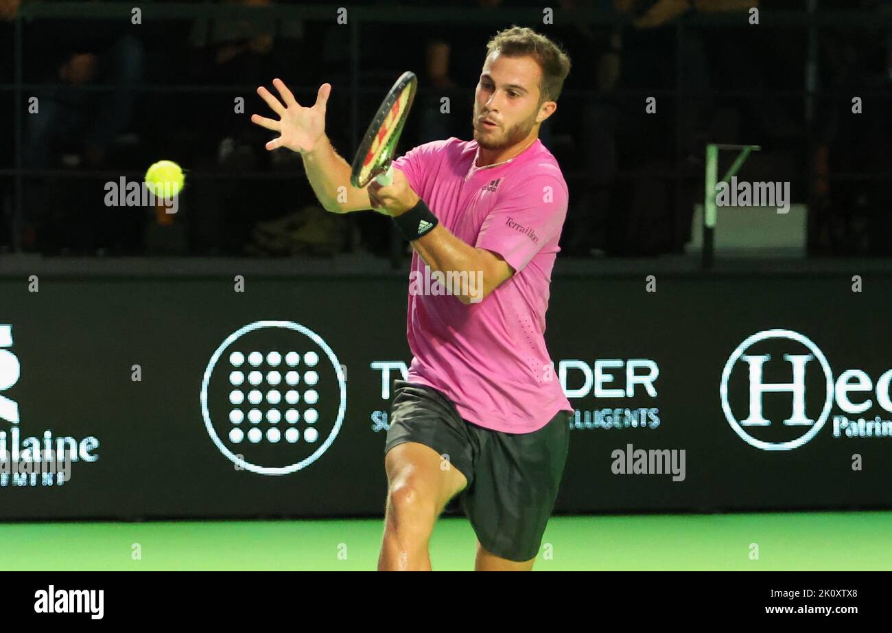 Hugo Gaston of France during the Open de Rennes 2022, ATP Challenger ...