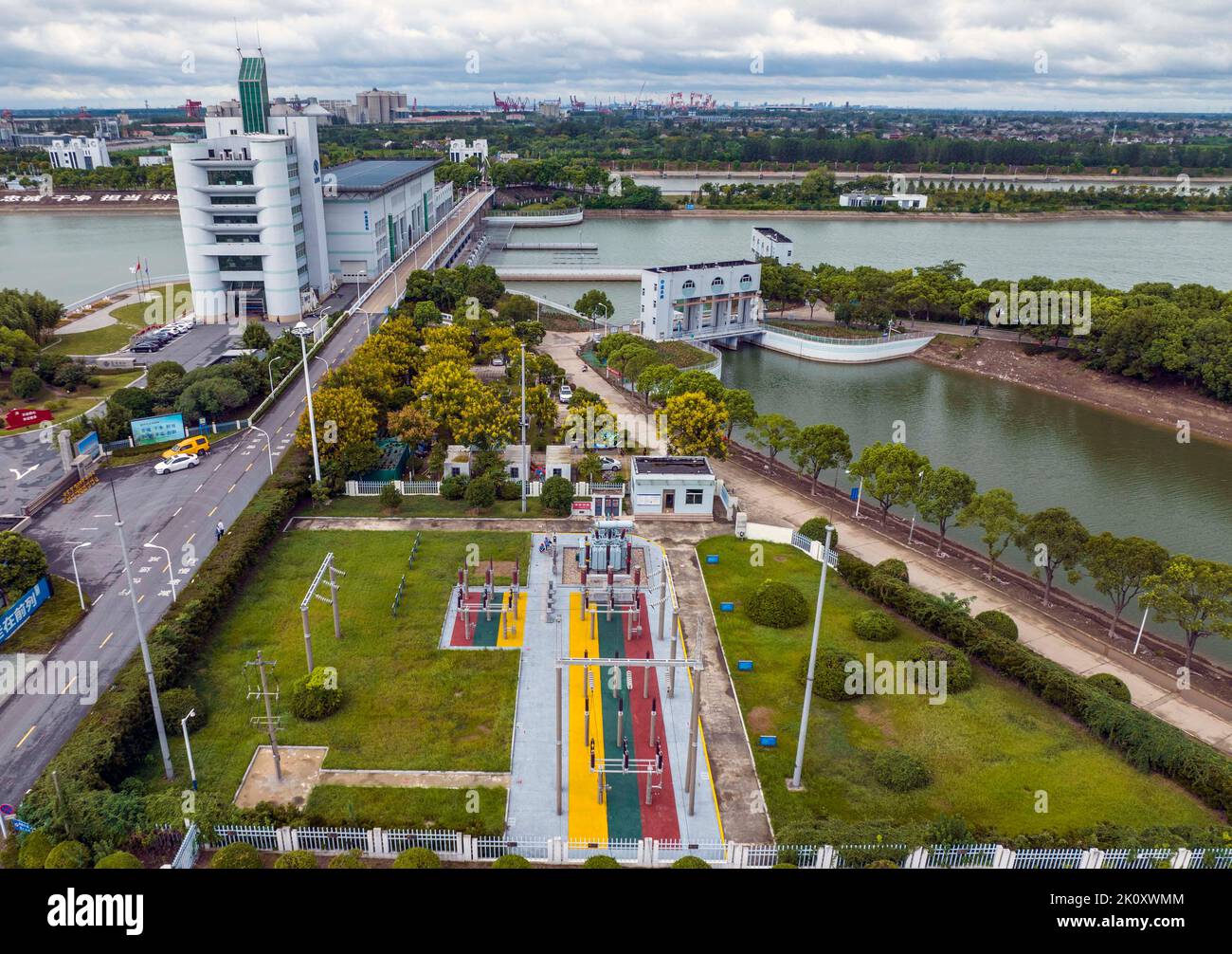 TAIZHOU, CHINA - SEPTEMBER 14, 2022 - Staff from the River Management ...