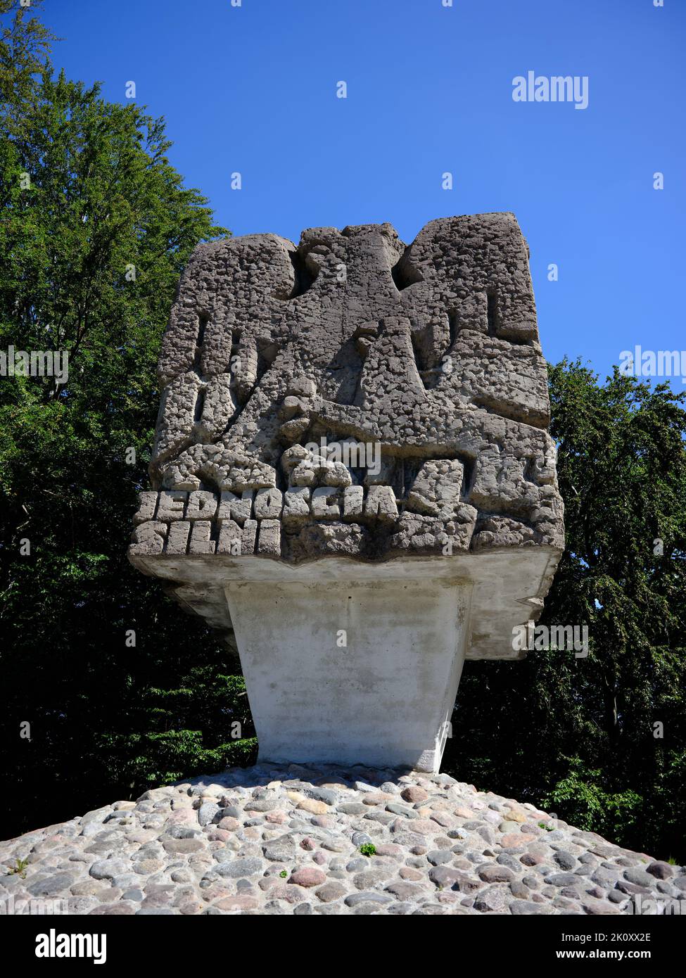 World War II military resistance fighters of Pomerania memorial in ...