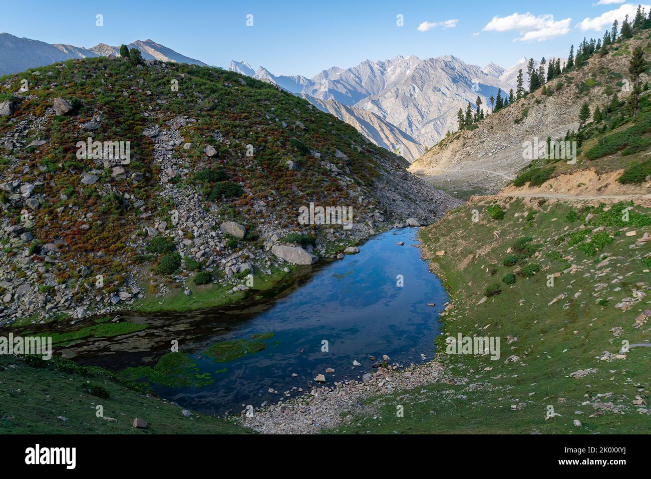 The beautiful Rama Lake under a blue sky Stock Photo - Alamy
