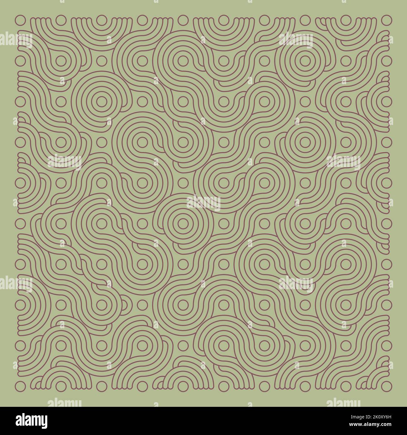 Random color rounded truchet tiling illustration Stock Vector Image ...