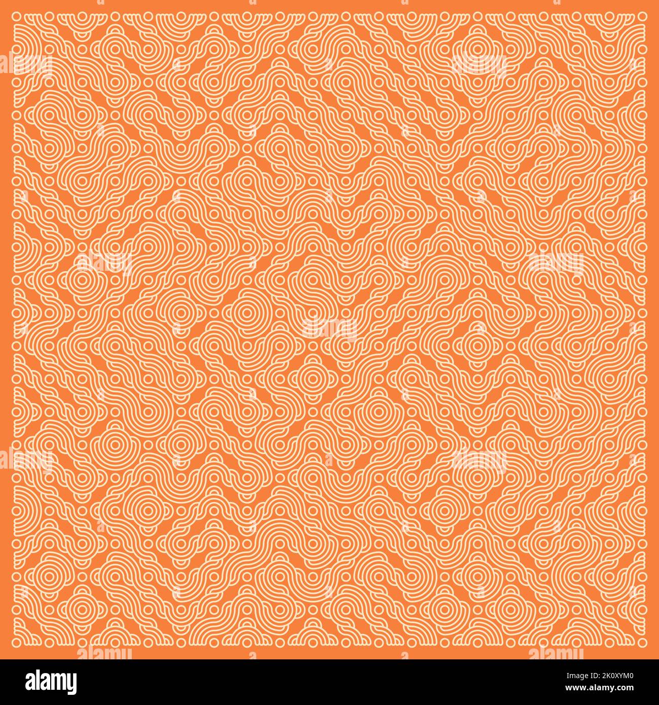 Random color rounded truchet tiling illustration Stock Vector Image ...