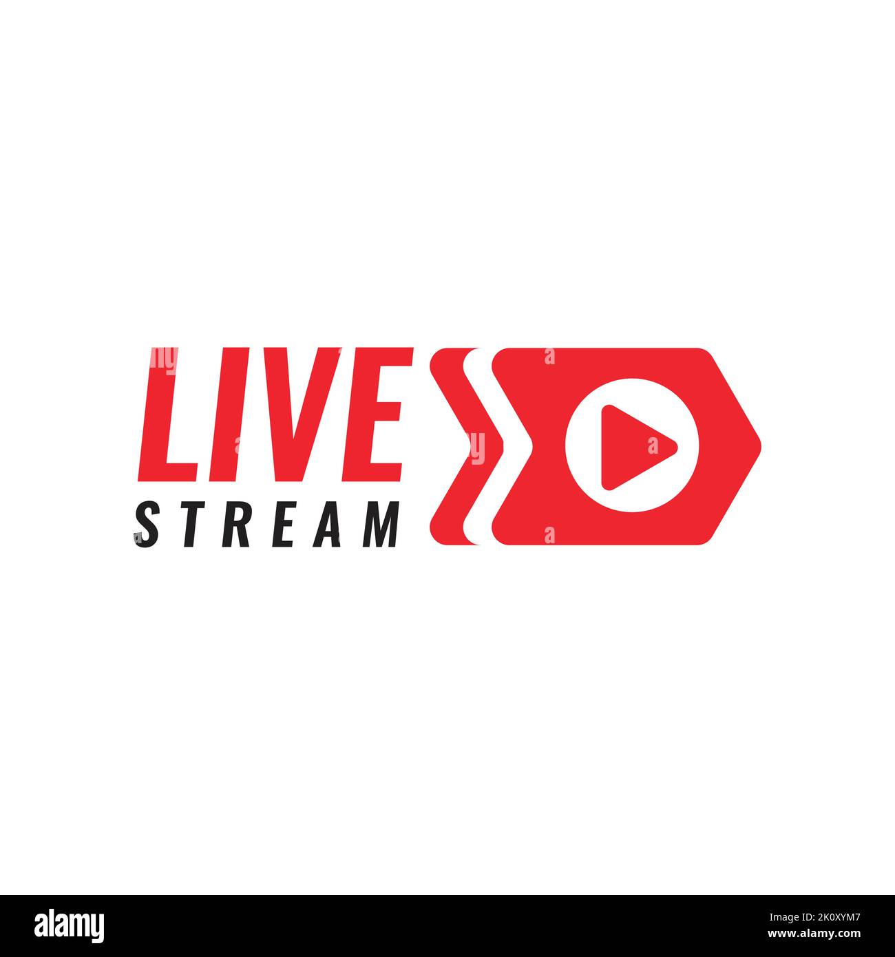 Live stream icon or symbol for broadcasting design Stock Vector Image ...