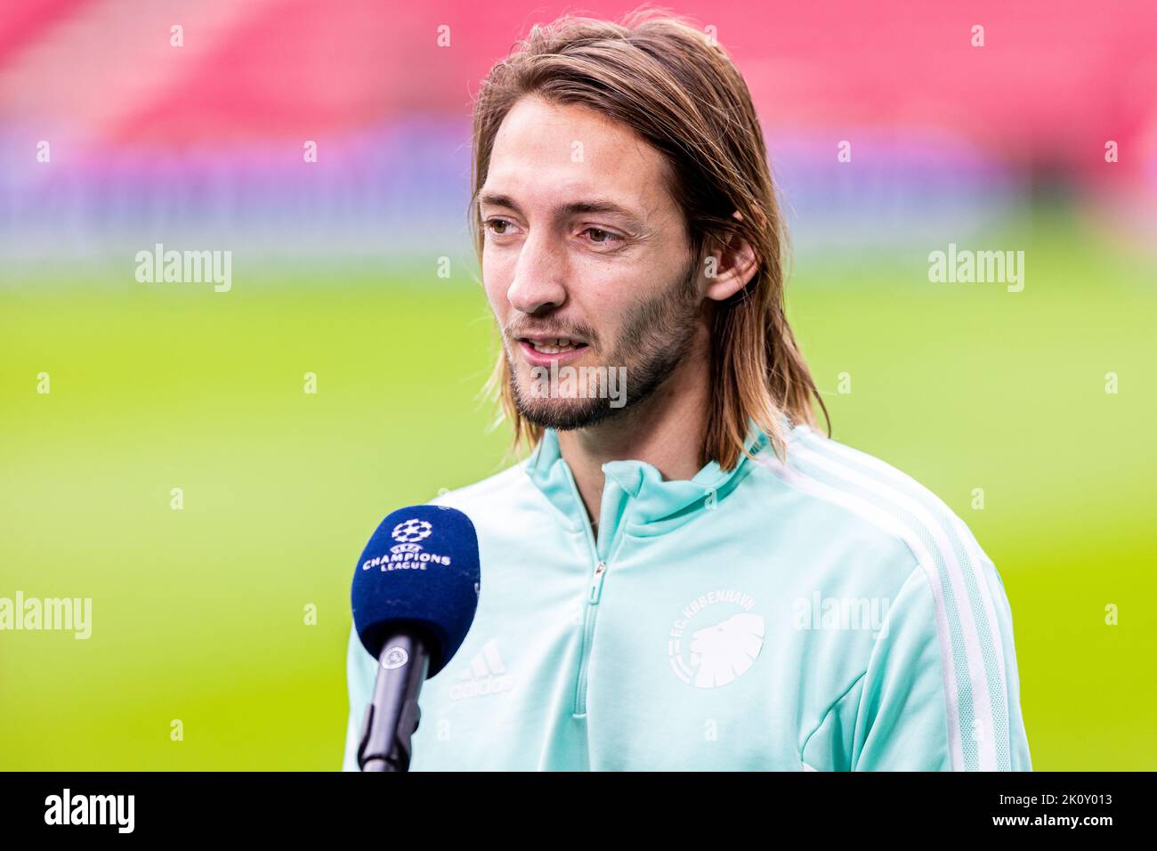 Copenhagen, Denmark. 13th Sep, 2022. Rasmus Falk of FC Copenhagen is ...