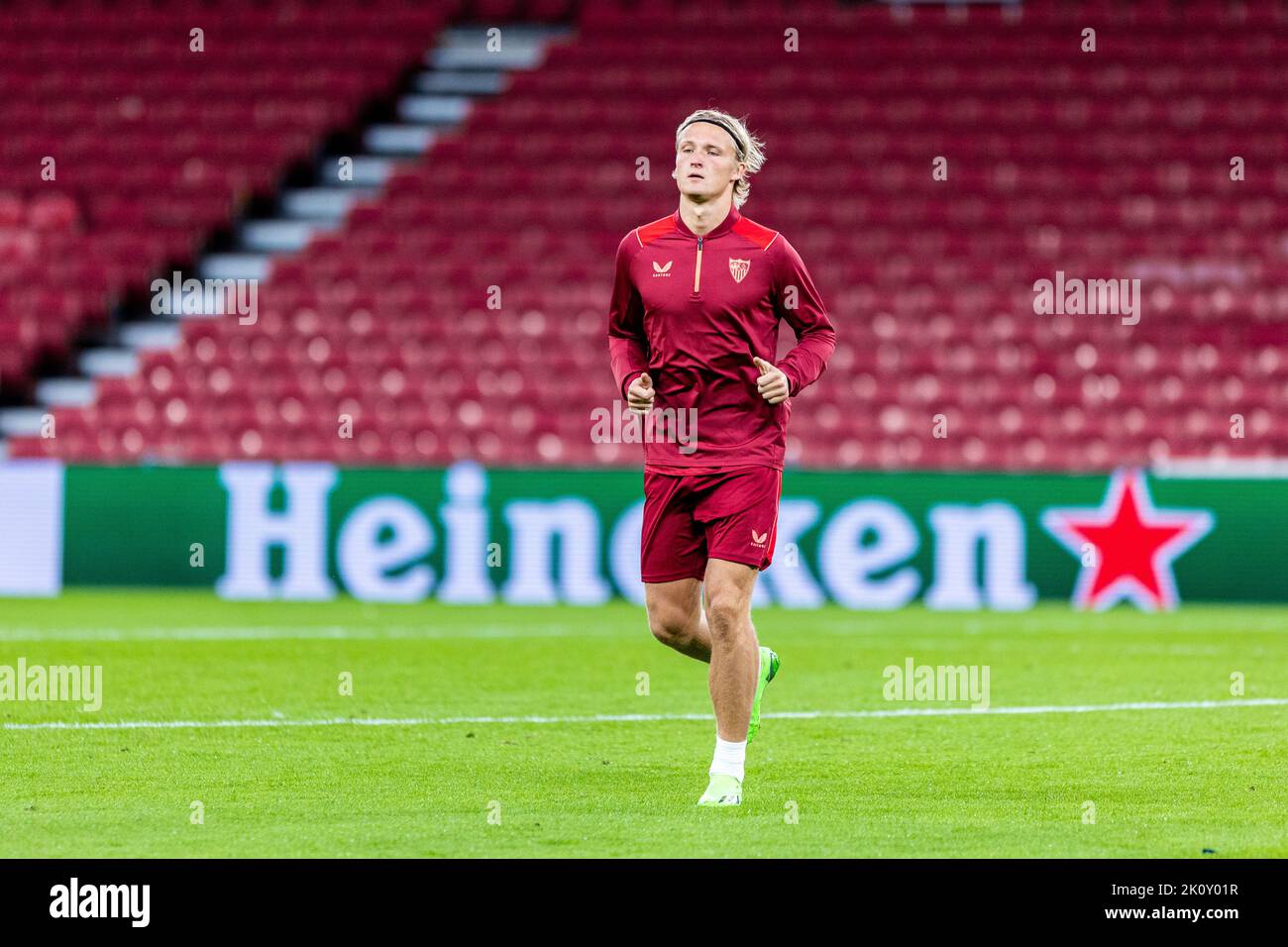 Copenhagen, Denmark. 13th Sep, 2022. Kasper Dolberg of Sevilla FC seen ...