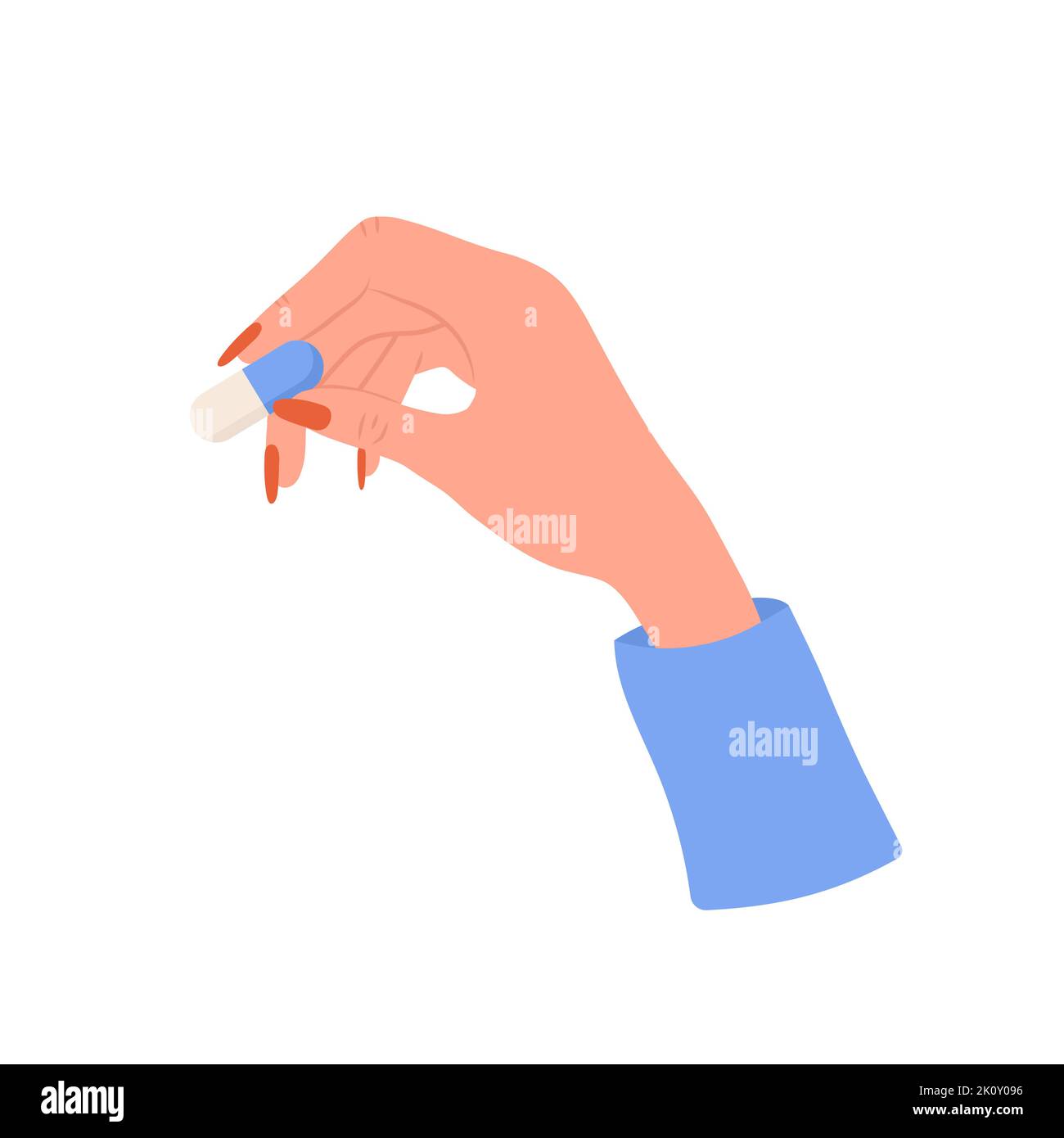 Female hand holding pills. Healthcare and medicine concept. Woman ...