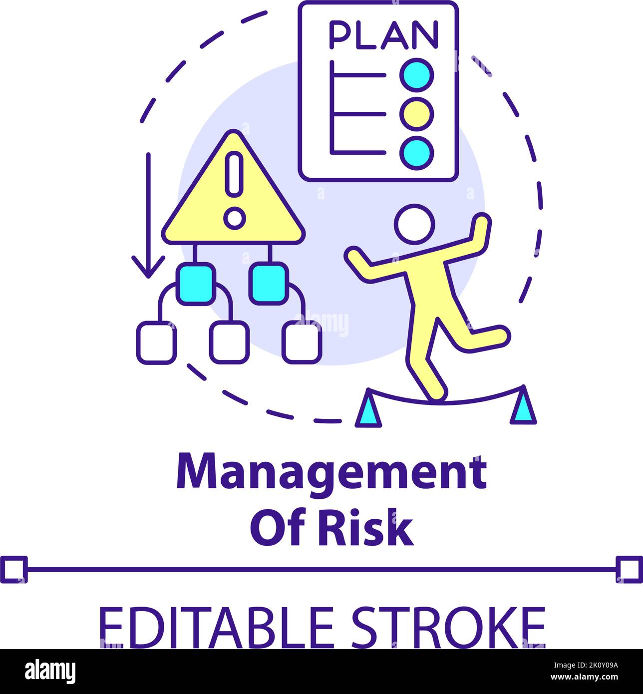 Management of risk concept icon Stock Vector Image & Art - Alamy
