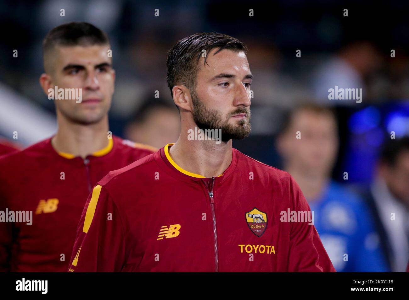 Roma's Italian midfielder Bryan Cristante looks during the Serie A ...