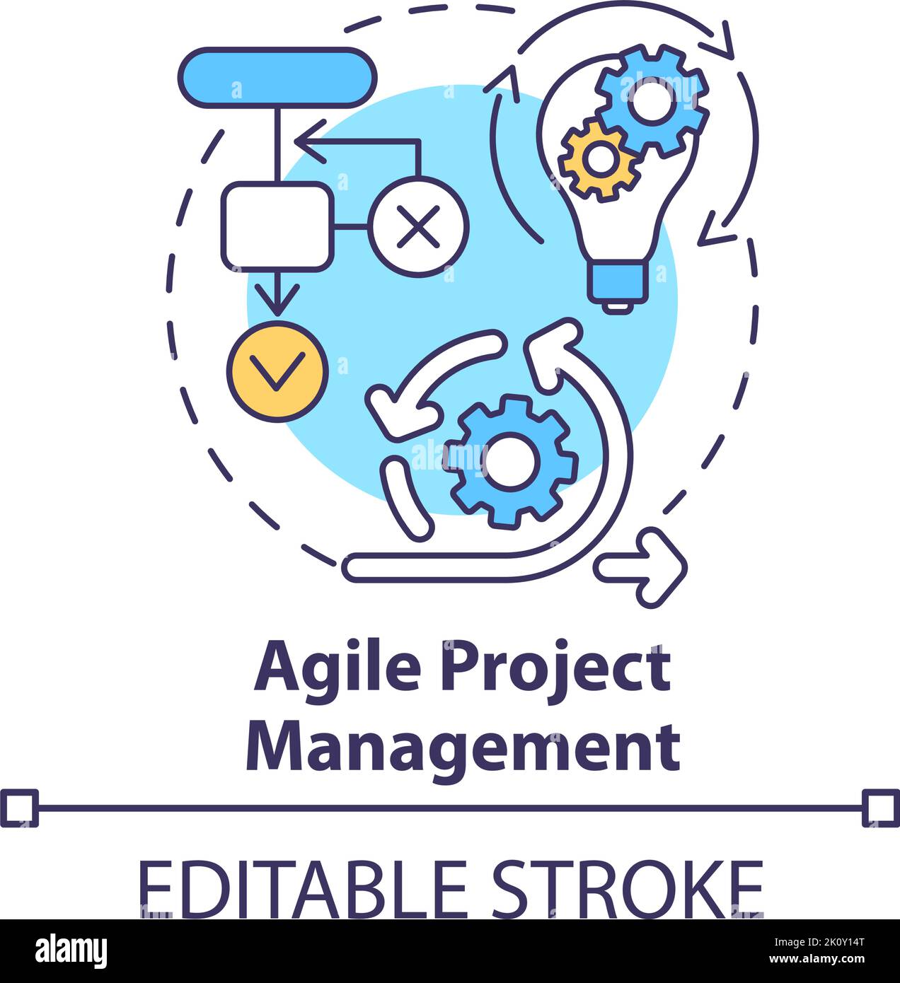 Agile project management concept icon Stock Vector Image & Art - Alamy Agile project management concept icon Stock Vector Image & Art - Alamy