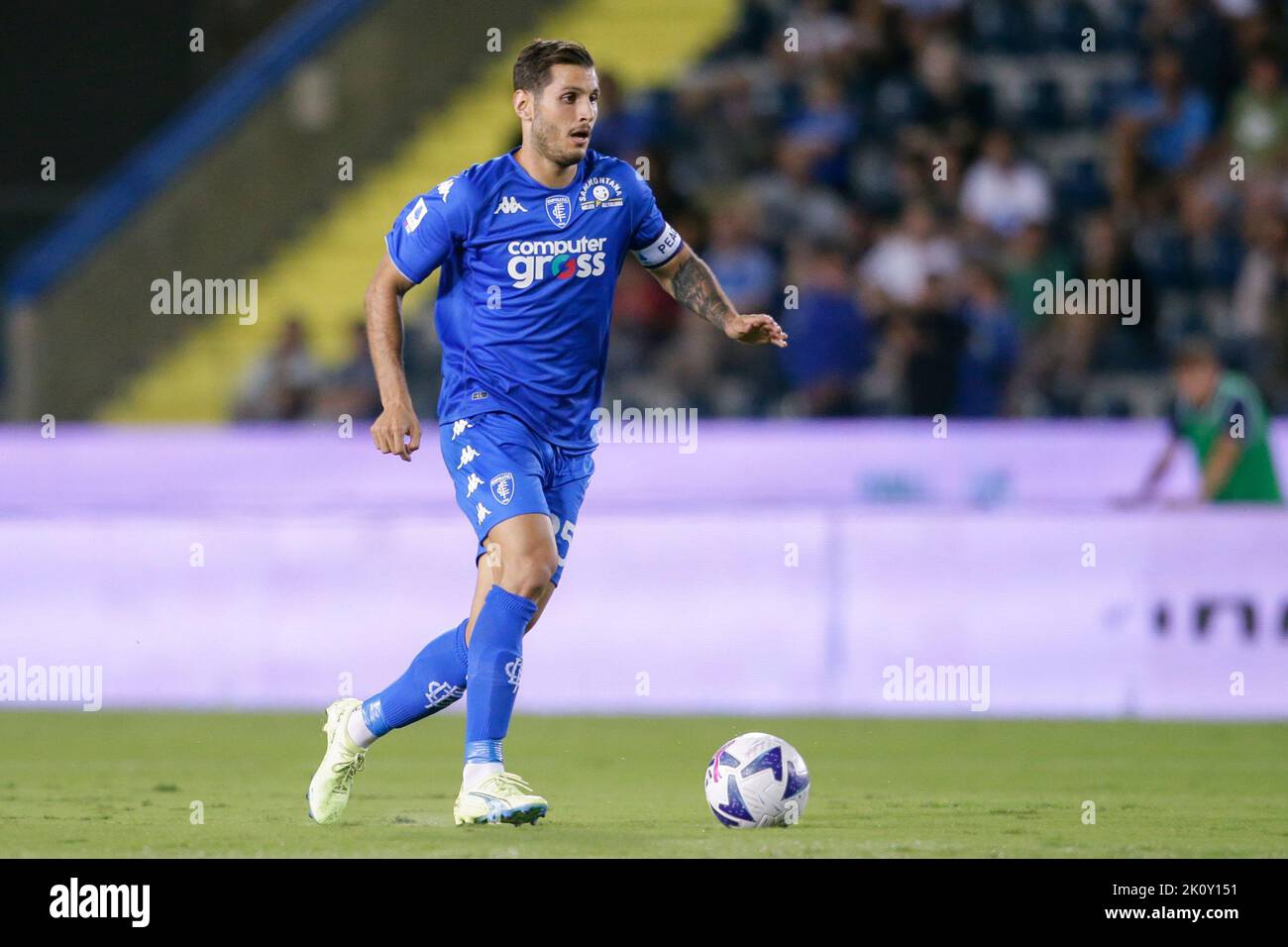 Empoli's Italian midfielder Filippo Bandinelli controls the ball during ...