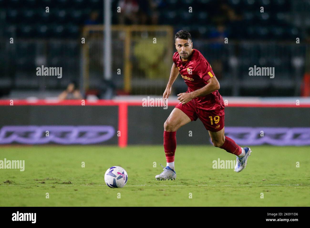 RomaÕs Turkis hdefender Zeki Celik controls the ball during the Serie A ...