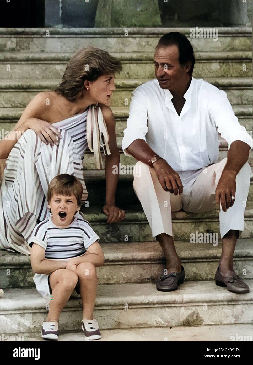 Charles and diana king juan carlos hi-res stock photography and images ...