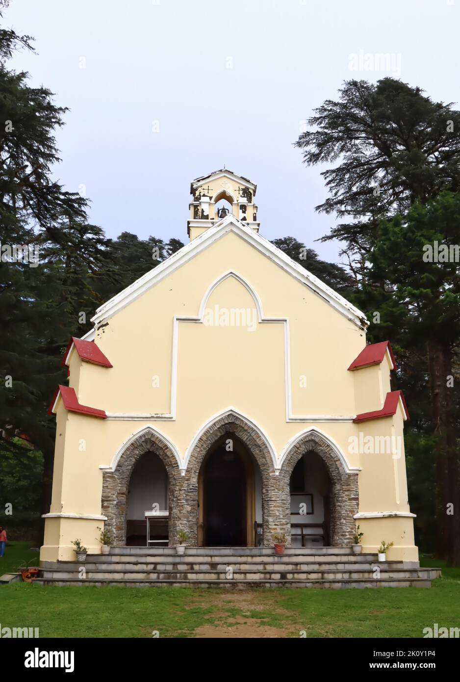 A beautiful church in the middle of a Jungle Stock Photo - Alamy