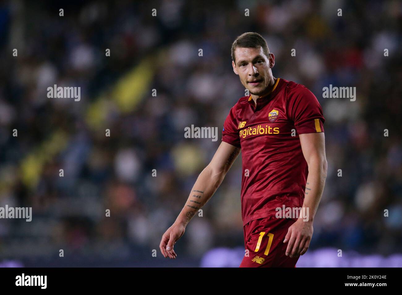 RomaÕs Italian forward Andrea Belotti looks during the Serie A football ...