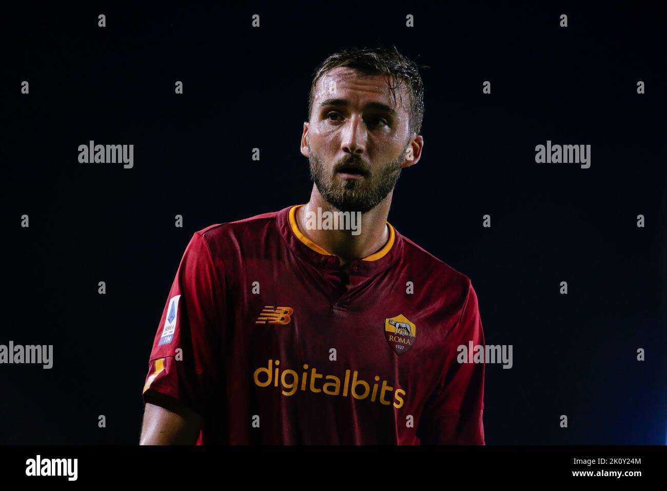 Roma's Italian midfielder Bryan Cristante looks during the Serie A ...