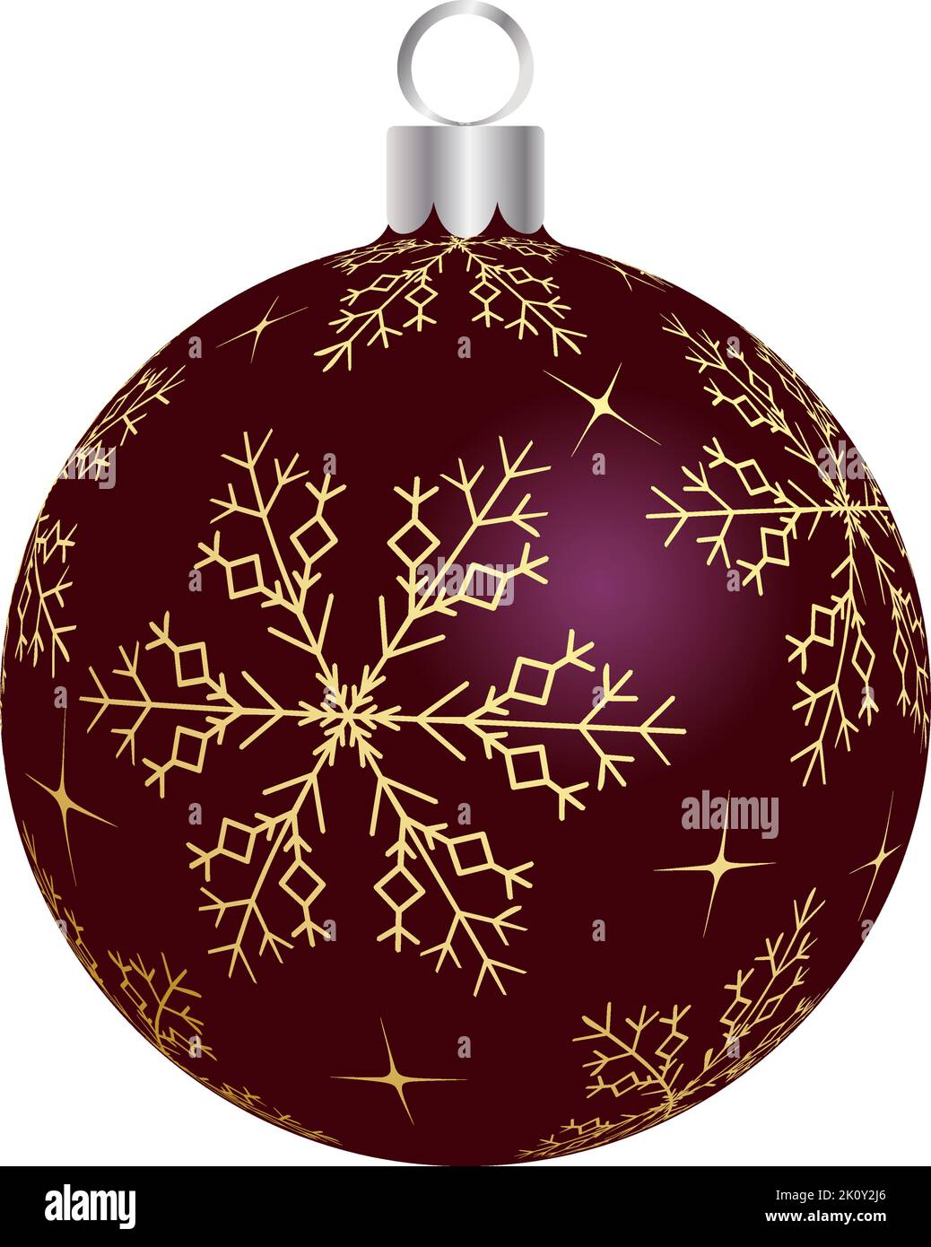 Christmas (New Year) element of ball. Vector illustration Stock Vector ...